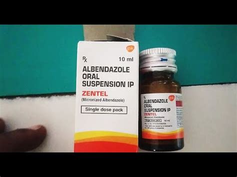 Zentel Syrup Zentel Syrup Use Zentel Suspension 10mlDosage Albendazole
