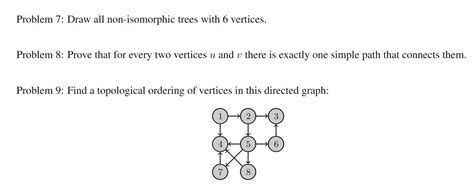 solved problem 7 draw all non isomorphic trees with 6