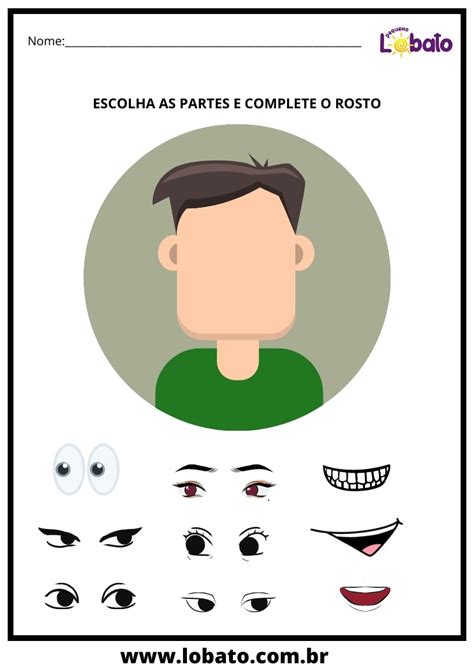 12 Atividades Sobre O Corpo Humano Para Imprimir