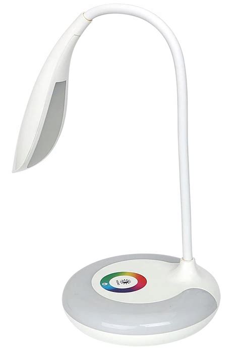 LAMPKA BIURKOWA LED NA BIURKO LAMPA SZKOLNA RGB BARWY DOTYK USB STOJĄCA