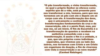 Curso sobre o Missal Romano Aula 1 A Eucaristia na Bíblia e a