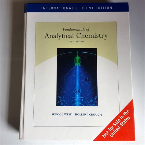 Fundamentals Of Analytic Chemistry Th Edition Skoog West Holler