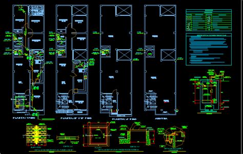 Planos De Instalacion Sanitaria En DWG AUTOCAD Instalaciones Cloacales