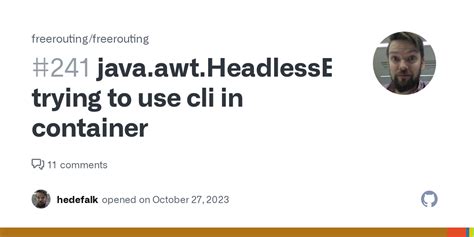 java awt headlessexception trying to use cli in container · issue 241 · freerouting freerouting