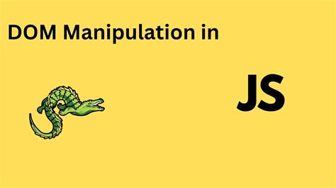 javascript for beginners dom manipulation youtube