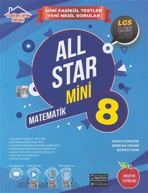 Newton Yay Nlar S N F Matematik All Star Yeni Nesil Sorular