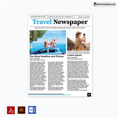 28 Free Editable Newspaper Templates Word PSD PDF