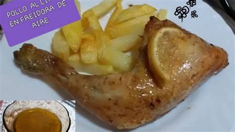 MUSLOS DE POLLO AL LIMÓN EN FREIDORA DE AIRE y Microondas Fácil y muy