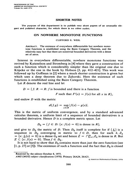 on differentiable nowhere monotone functions pdf mathematical relations topology