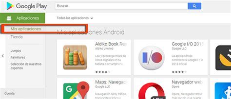 Cómo ver mis aplicaciones instaladas en Android
