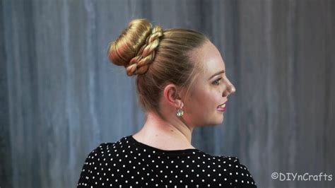Elegant Braided Bun Using Hair Donut DIY Crafts