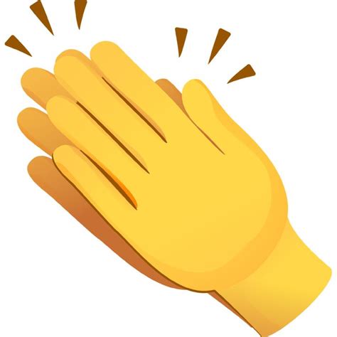 Clapping Hands Emoji PNG Images Transparent HD Photo Clipart