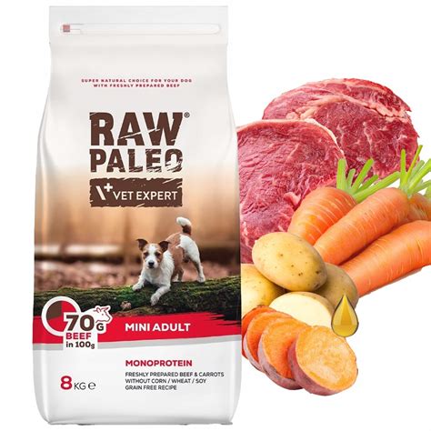 Raw Paleo karma sucha psa małych ras Wołowina 8kg 14275973743