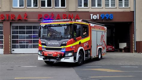Grover Wyjazd Alarmowy 303 W 21 GBA 3 16 Scania P360 Do Zdarzenia
