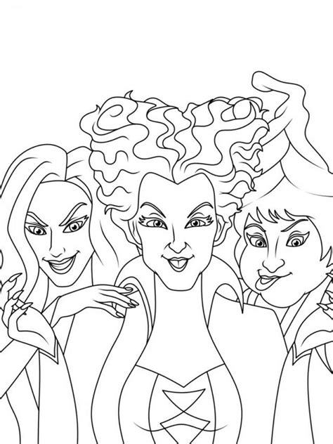 39 Free Printable Hocus Pocus Coloring Pages BrendinZaeem
