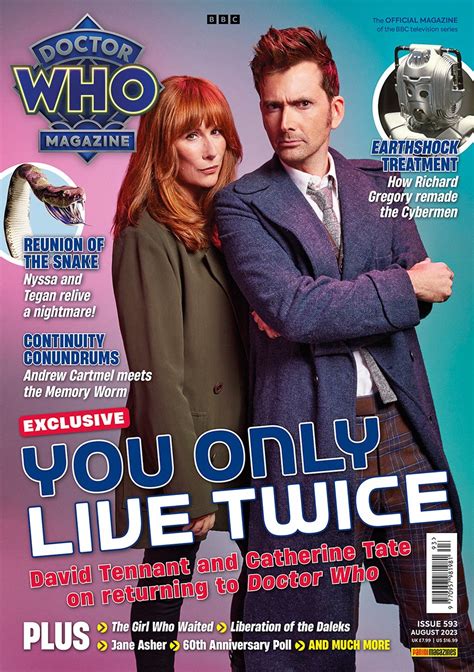 David Tennant On Twitter Doctorwho Magazine Issue 593 Is Published Today With A Photo Of