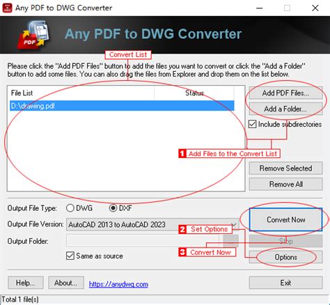 PDF To DWG Converter Convert PDF To DWG DXF