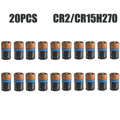Pc Cr Cr H Battery Non Rechargeable For Flashlight Photo Camera