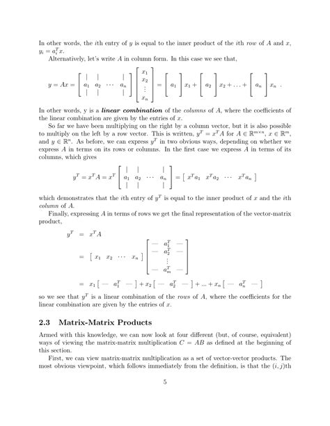 [linear algebra]linear algebra review