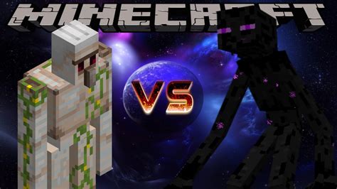 MUTANT ENDERMAN VS IRON GOLEM MINECRAFT 1 15 2 MOB BATTLE YouTube