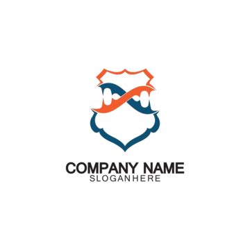 Company Logo With Blue Shield Alphabet Letter And Crown Vector Shape