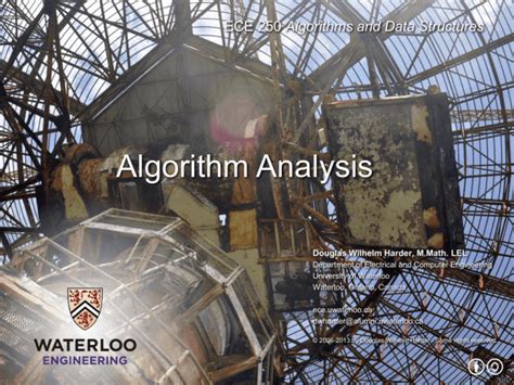 algorithm analysis computer engineering department