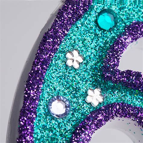 Pc Mermaid Diamond Glitter Nummer Verjaardag Kaar Vicedeal