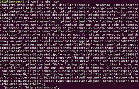 Linux Curl Command Examples Part 1