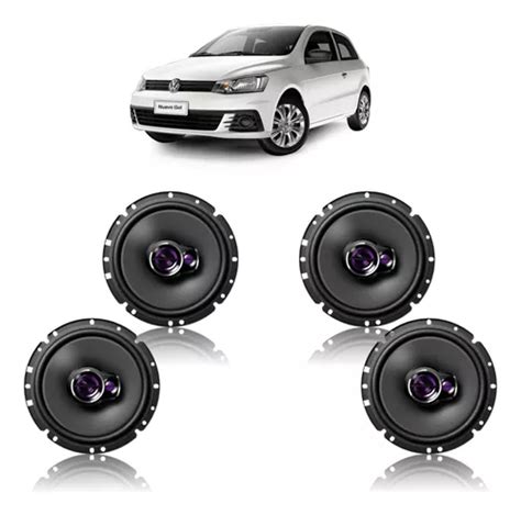 Kit 4 Alto Falante Pioneer Porta Gol G5 4 Portas Carro Parcelamento