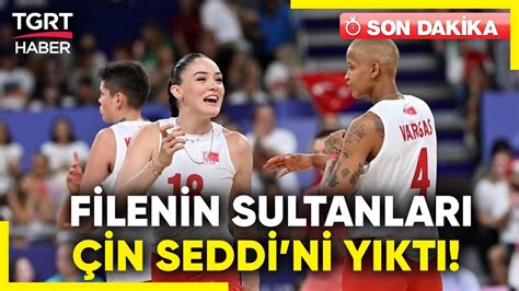 A Milli Kad N Voleybol Tak M In I Yendi Filenin Sultanlar