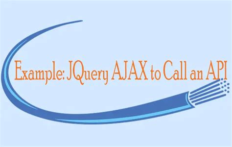 example how to use jquery ajax method to call an api