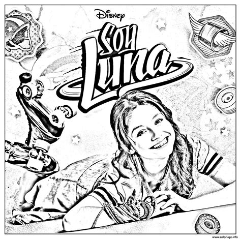 Coloriage Soy Luna 2 Dessin Soy Luna à imprimer