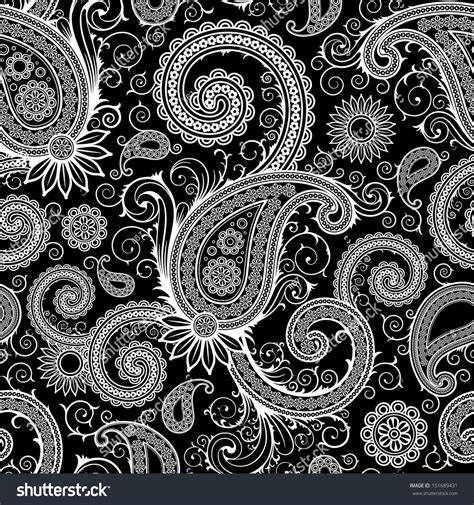 Seamless Paisley Pattern Stock Vector Royalty Free 151689431