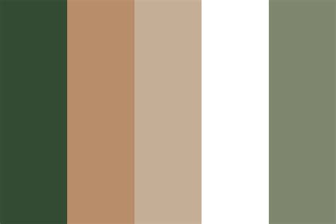 Earthy Pastel Color Palette