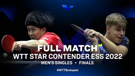 FULL MATCH Wang Chuqin Vs Truls Moregard MS Final WTT Star