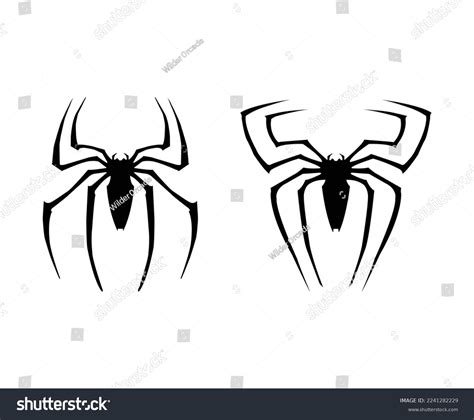 Black And White Spiderman Logo