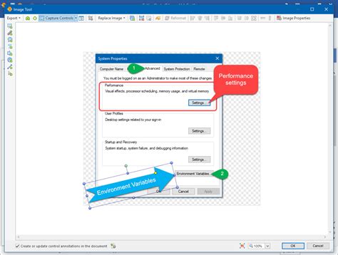 Using Image Tool To Create Annotations For Screenshots