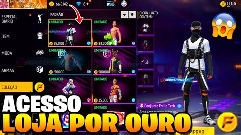 COMO ACESSAR A NOVA LOJA POR OURO COMPRE SKIN POR OURO NOVA LOJA DE