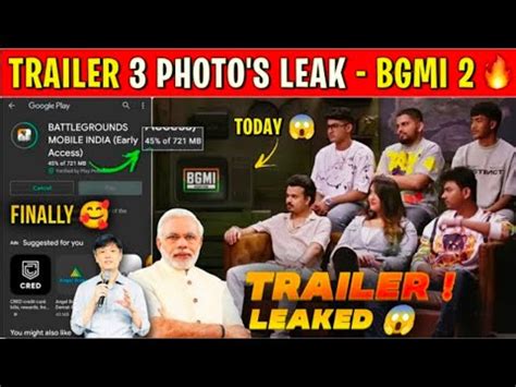 TRAILER SHOOTING LEAK BGMI UNBAN TRAILER IS HERE BGMI 2 6 UPDATE