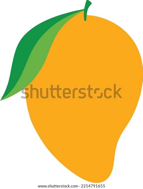 Fresh Mango Fruit Cartoon Vector Drawing Stock Vector Royalty Free