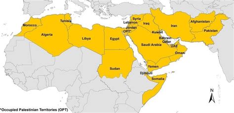 Northern Africa Map