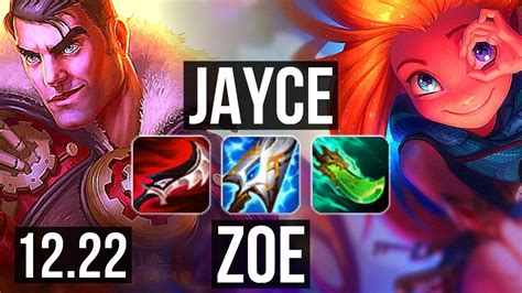 Jayce Vs Zoe Mid M Mastery Games Kr Master