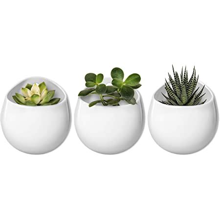 Amazon Mkono Wall Planter With Artificial Plants Decorative
