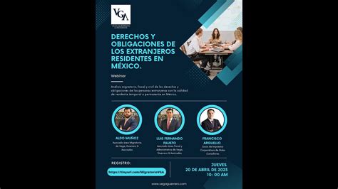Derechos y Obligaciones de los Extranjeros Residentes en México YouTube