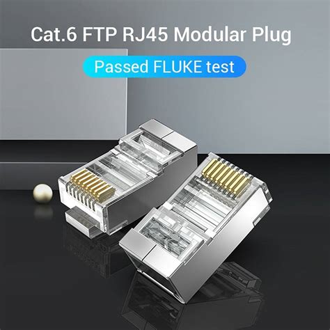 Vention Cat 6 FTP RJ45 Modular Plug High Speed Network Durable Dust