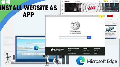 How To Install Website As App On Microsoft Edge Youtube