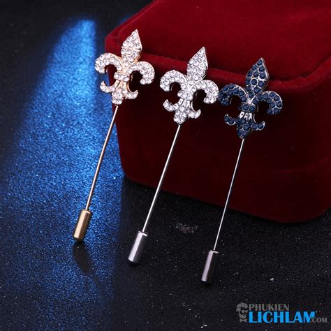 Ghim cài áo unisex nam nữ Trâm cài áo QT2052 Vàng Phụ kiện Lịch