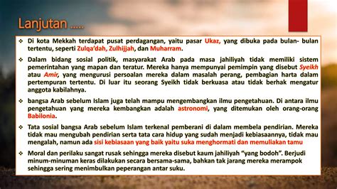 Ski Peradaban Bangsa Arab Sebelum Islam Ppt
