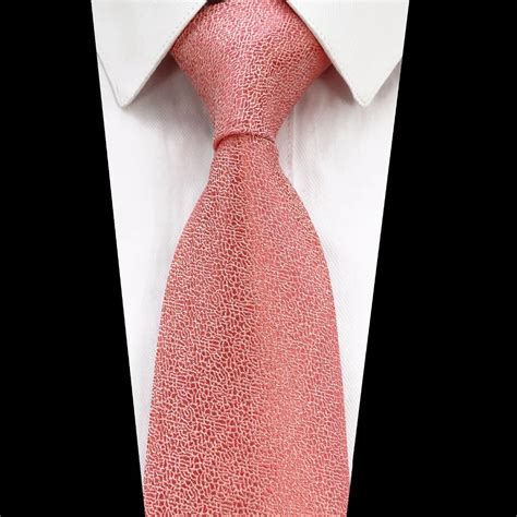 GUSLESON Brand New Solid Color Tie Red Gold Gray Green Ties For Men