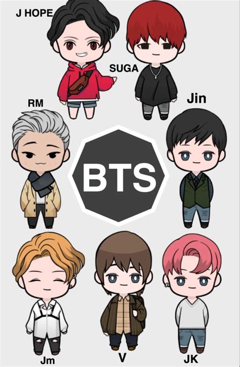 COMO FAZER CENTRO DE MESA PARA FESTA BTS Chibi Bts Wallpaper Bts Kartun